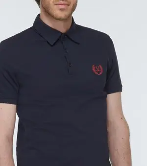 Valentino Garavani Vlogo Cotton Polo T-shirt