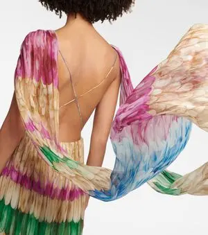 Valentino Garavani Printed Silk Gown