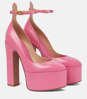Valentino Garavani Tan-go Platform Pumps - Pink