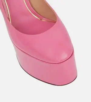 Valentino Garavani Tan-go Platform Pumps - Pink