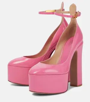 Valentino Garavani Tan-go Platform Pumps - Pink