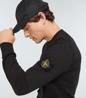 Stone Island Compass Cotton Jersey Sweatshirt