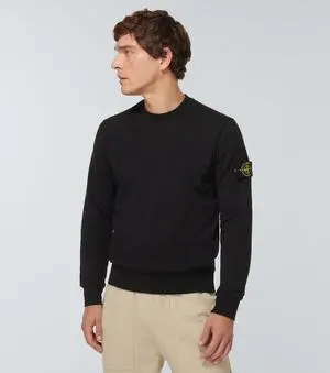 Stone Island Compass Cotton Jersey Sweatshirt