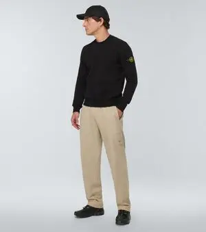 Stone Island Compass Cotton Jersey Sweatshirt