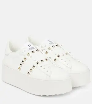 Valentino Garavani Metallic Sneakers For Women