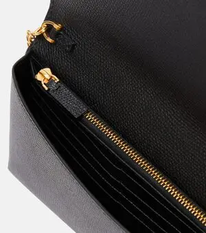 Valentino Garavani Vsling Leather Wallet On Chain