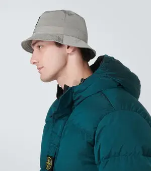 Stone Island Compass Bucket Hat In Beige - 30% Off | Editorialist