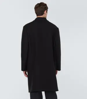 Valentino Garavani Single-breasted Wool-blend Coat
