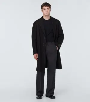 Valentino Garavani Single-breasted Wool-blend Coat