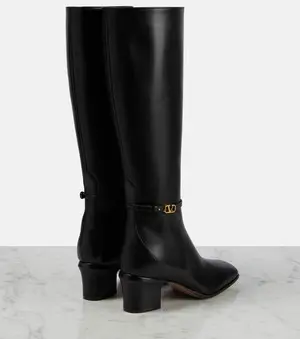 Valentino Garavani Leather Knee-high Boots