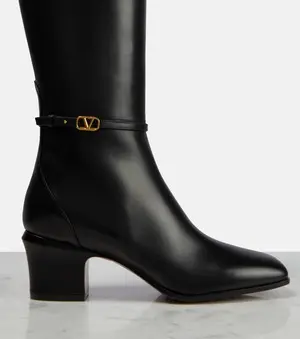 Valentino Garavani Leather Knee-high Boots