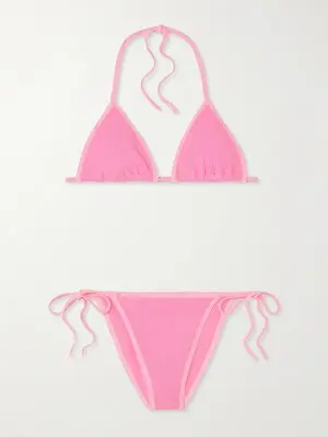 Hunza G Hunza G Gina Seersucker Bikini Pink