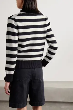 SPORTY & RICH Striped Wool Sweater