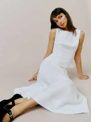 REFORMATION Moya Linen Two Piece - Ivory