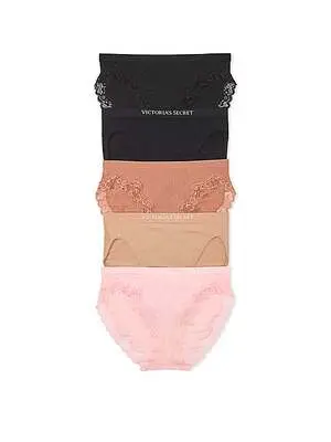 Victoria's Secret 5-pack Seamless High-leg Brief Panties Multicolored
