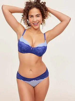 Victoria's Secret Adore Me Cyla Hipster Panty - Blue