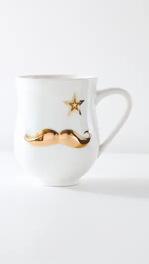 Jonathan Adler Gilded Mr. And Mrs. Muse Mug