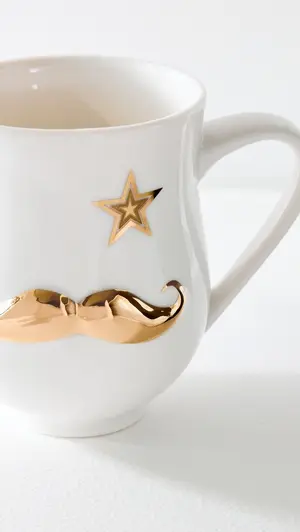 Jonathan Adler Gilded Mr. And Mrs. Muse Mug