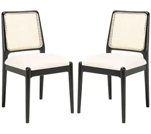 SAFAVIEH Reinhardt Rattan Dining Chair Set Of - One-color