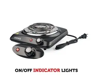 COURANT 1000 Watts Electric Single Burner