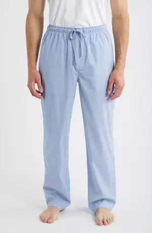 Nordstrom Woven Pajama Pants - Blue Chambray