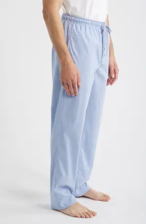 Nordstrom Woven Pajama Pants - Blue Chambray
