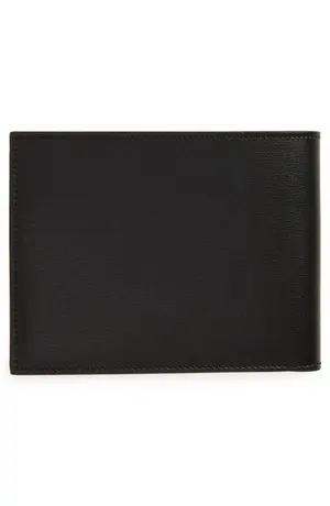 FERRAGAMO Classic Leather Bifold Wallet - Nero