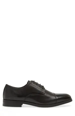 Nordstrom Elliott Cap Toe Lace-up Derby - Black