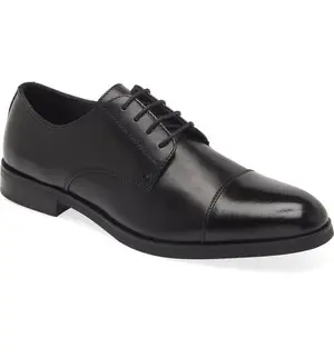 Nordstrom Elliott Cap Toe Lace-up Derby - Black