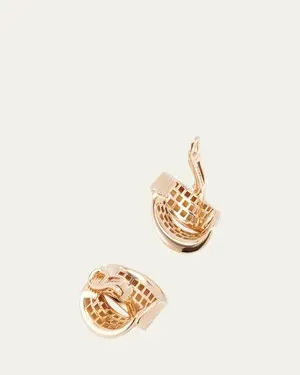Vhernier 18k Abbracio Clip-on Earrings