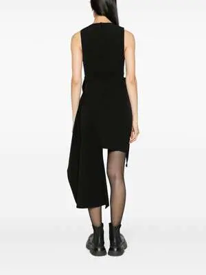 Moschino Sleeveless Draped Mini Dress
