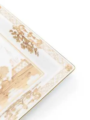 GINORI 1735 Oriente Italiano Porcelain Change Tray - White