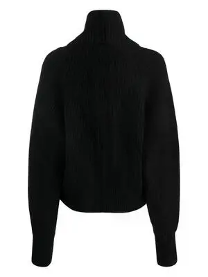 SA SU PHI Roll-neck Ribbed Jumper