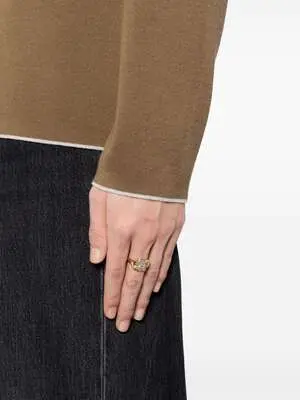 ALIGHIERI The Gilded Frame Sterling Silver Ring