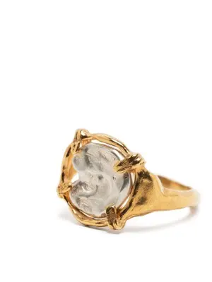 ALIGHIERI The Gilded Frame Sterling Silver Ring