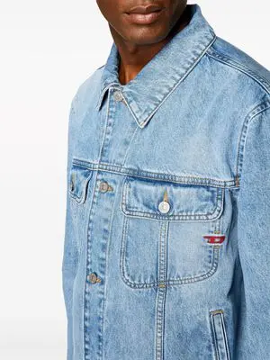 DIESEL® D-barcy Denim Jacket - Blue