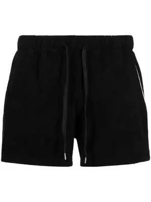 BLUE SKY INN Waiter Cotton Terry-cloth Shorts - Black