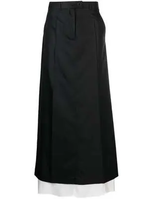 PETER DO Double-layer Maxi Skirt