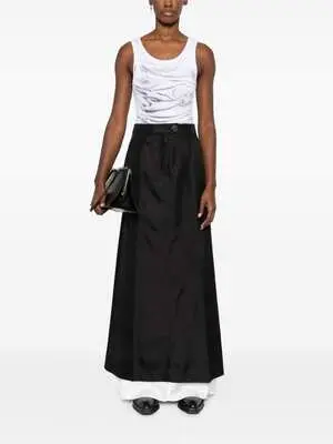 PETER DO Double-layer Maxi Skirt