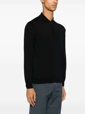 DELL'OGLIO Half-zip Sweater - Blue