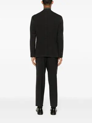 DELL'OGLIO Double-breasted Wool Suit - Grey