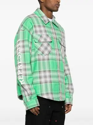 REPRESENT Quilted Cotton Blend Over Shirt