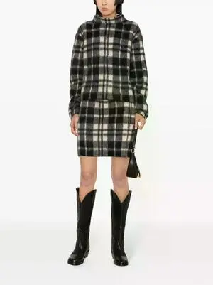 Polo Ralph Lauren Checked Mock-neck Jumper - Neutrals