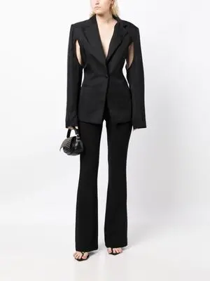 BOYAROVSKAYA Cut-out Single-breasted Blazer