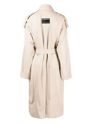 BOYAROVSKAYA Logo-patch Belted Trench Coat
