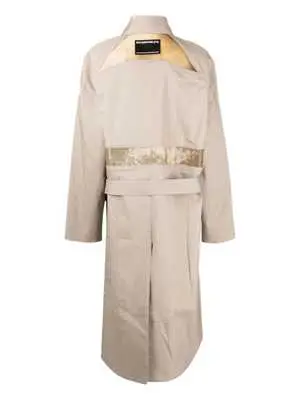 BOYAROVSKAYA Layered Belted Trench Coat