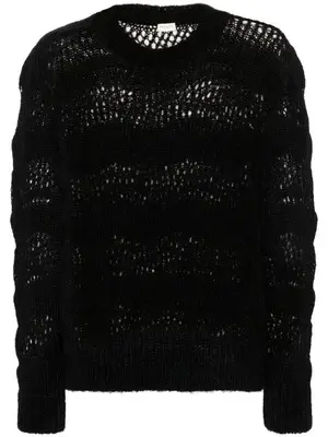 Saint Laurent Drop Shoulder Knitwear For Men