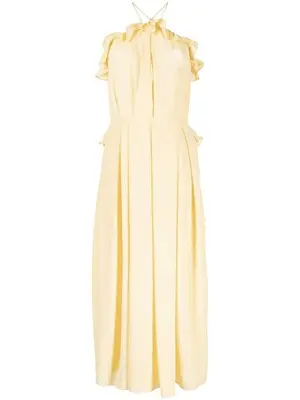 BAMBAH Halterneck Midi Dress