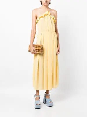 BAMBAH Halterneck Midi Dress