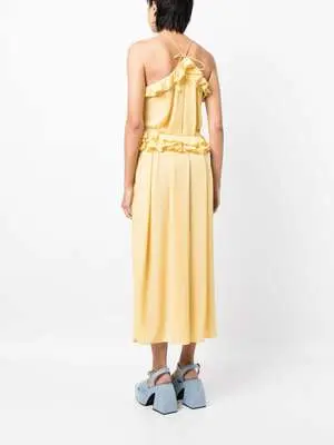 BAMBAH Halterneck Midi Dress